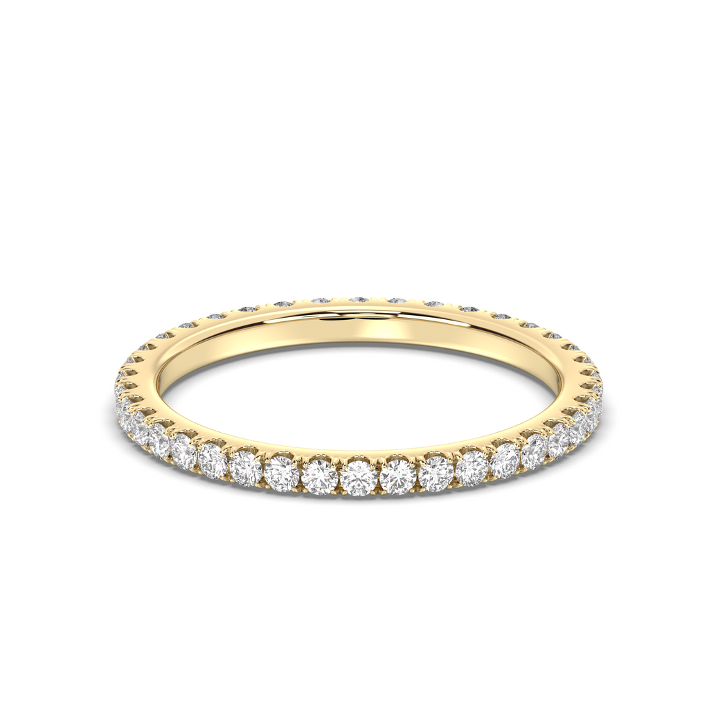 Classic Lab Diamond Eternity Pavè Band - 2.0mm – Bijou Lab