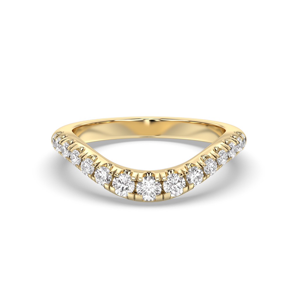 The Drip Pavè Wedding Band Lab Diamond – Bijou Lab