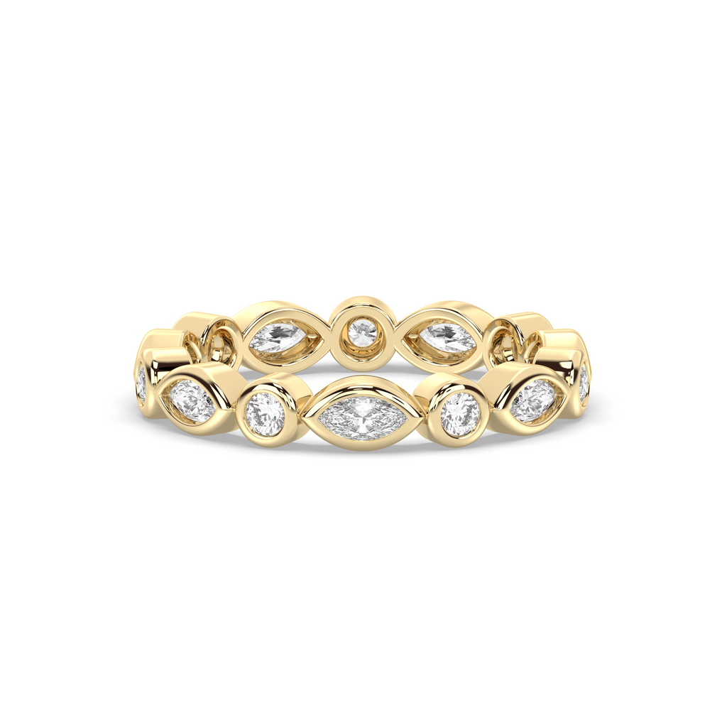 Iris Lab Diamond Eternity Wedding Band – Bijou Lab
